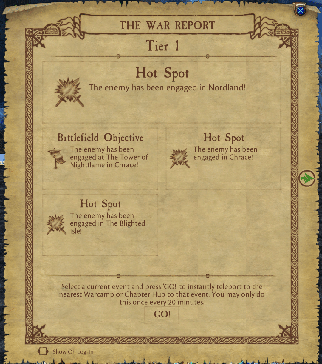 First Steps – The War Camp